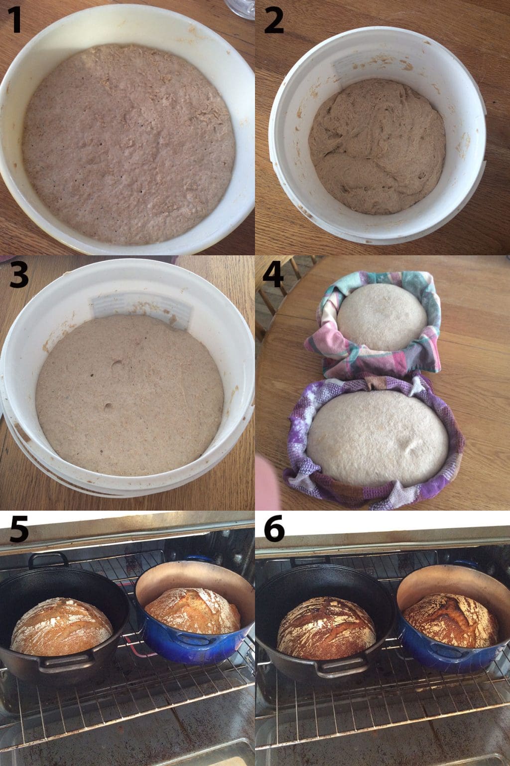 Recette de pain sur poolish selon Carole