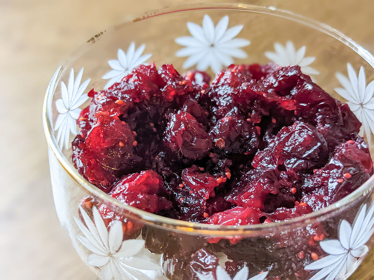 Sauce aux canneberges super facile | Bob le Chef